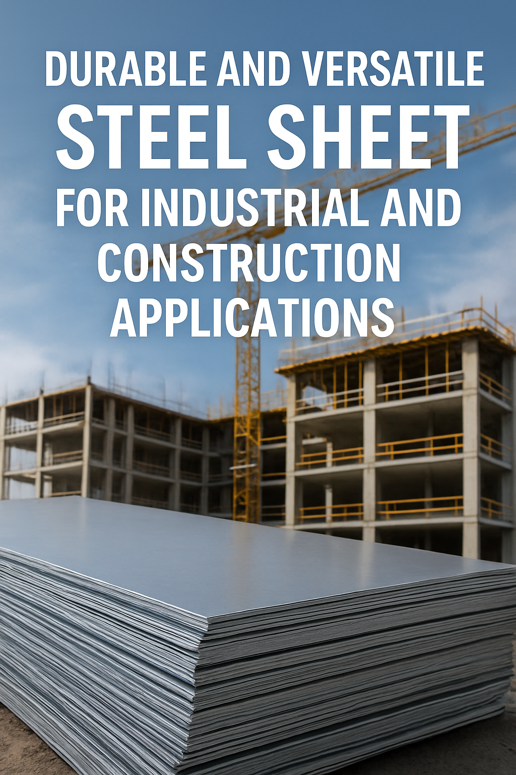 Durable and Versatile Steel Sheet for Industrial and Construction ...